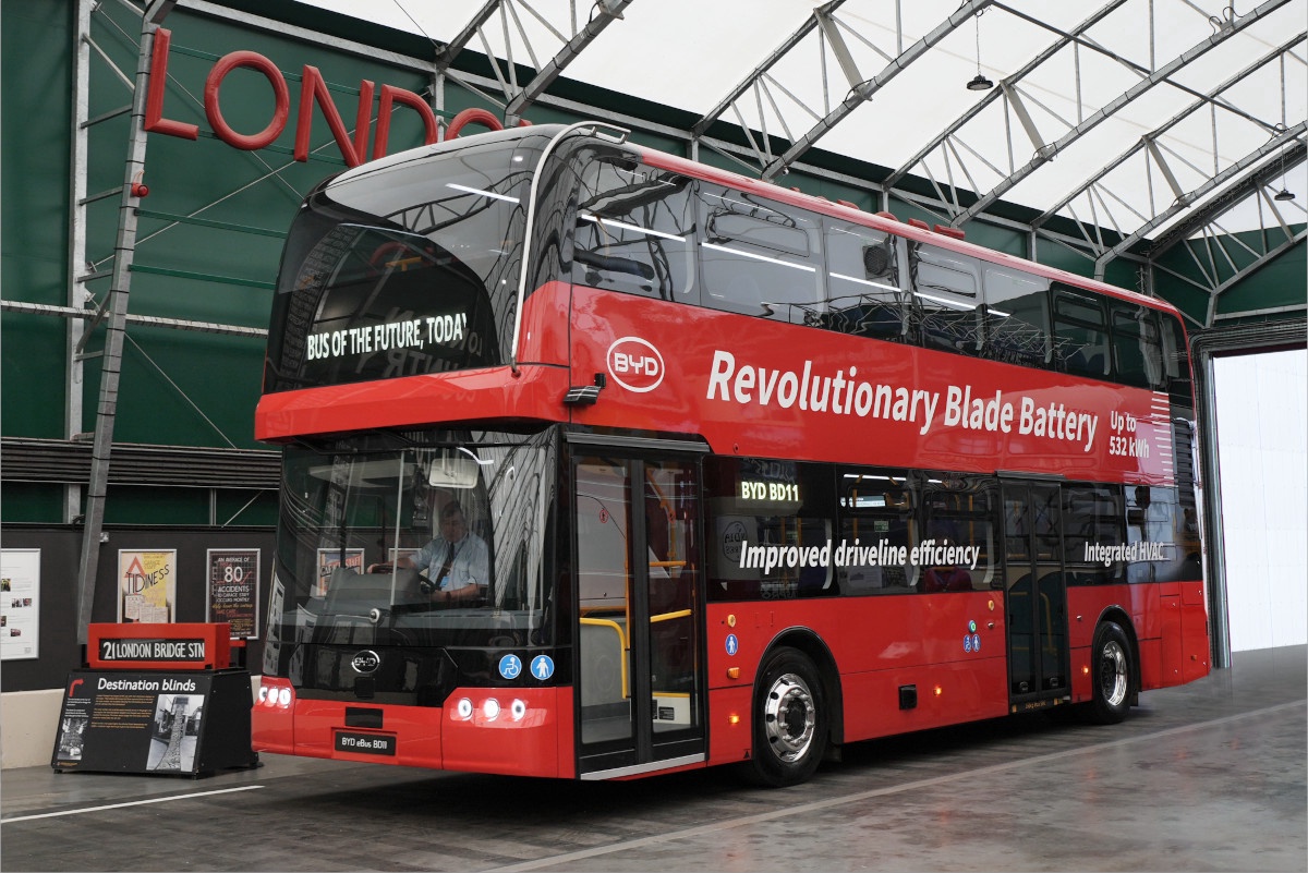BYD launches electric double decker bus for UK market | Imperial Engineering