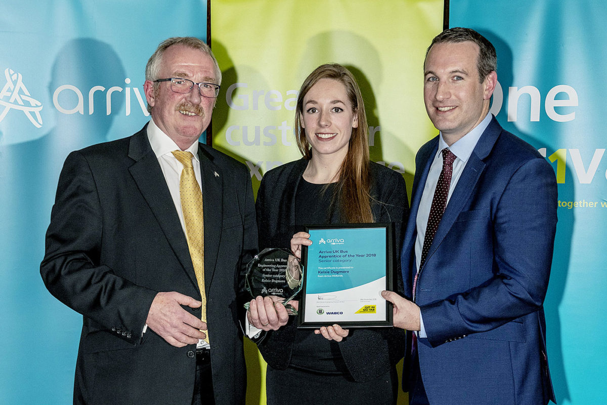 Arriva UK Bus Engineering Apprentices recognised | Imperial Engineering